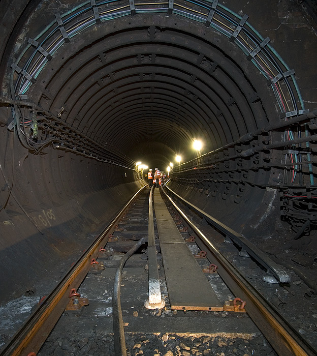 Construction Photography 025 - Tube tunnel entrance