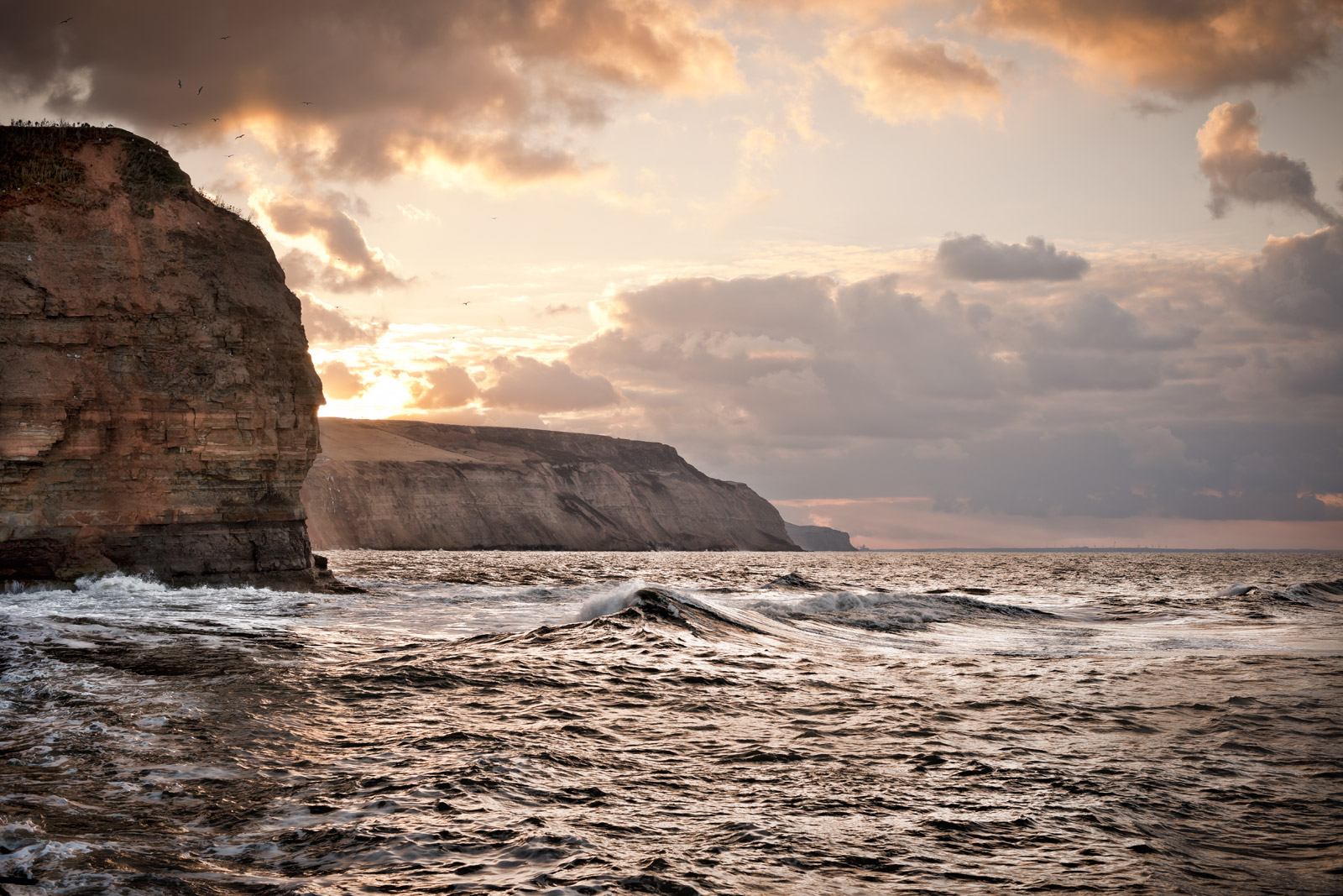 Landscape Photography 027 - Wave, cliffs